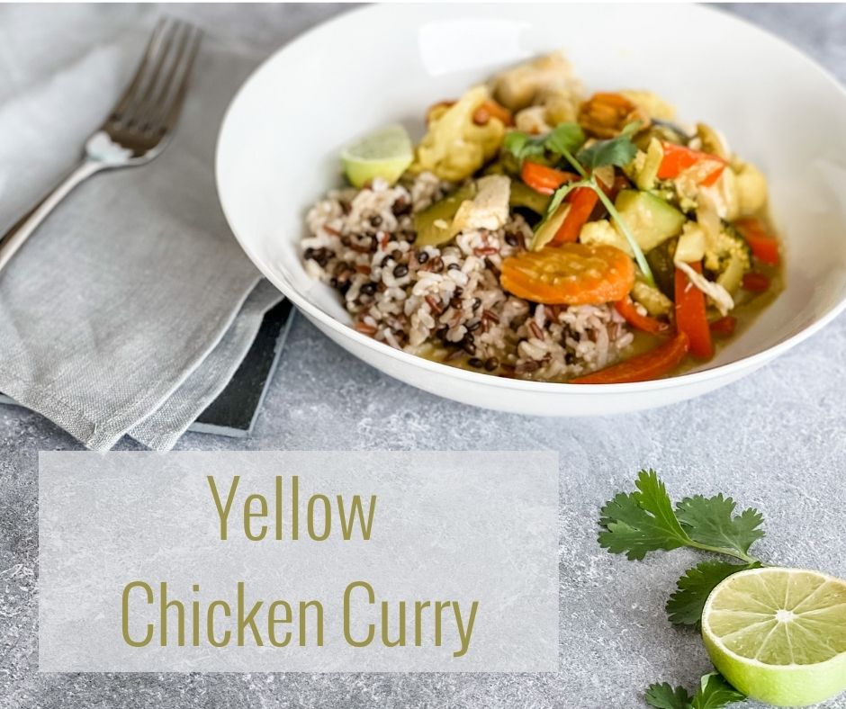 Yellow Chicken Curry - Nourished to Healthy